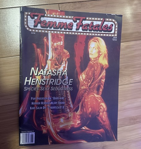 FEMME FATALES Vol 4 No 8 Vintage Magazine FN VF Natasha Henstridge Cover VTG | eBay