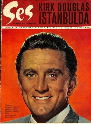 1964 Magazine KIRK DOUGLAS Cover, Dawn Grayson, Audrey Hepburn, Carroll ...