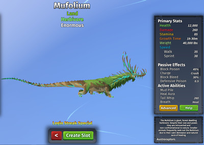 Mufolium Species | Creatures of Sonaria | Roblox | eBay