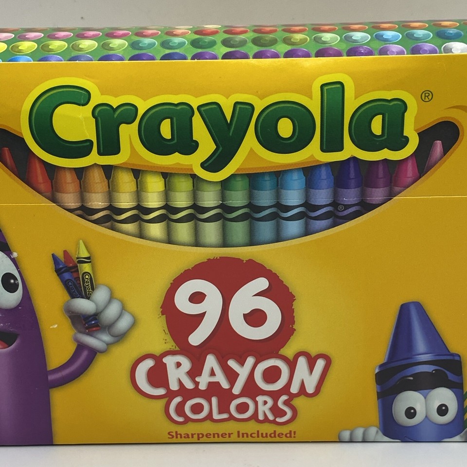 Crayola Crayons - 96 Pack With Sharpener - 2014 Made In USA Big Box ...