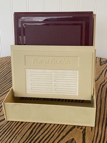 Vintage PC Flip n File 5.25 Inch Floppy Disk Diskette Folding Compact ...