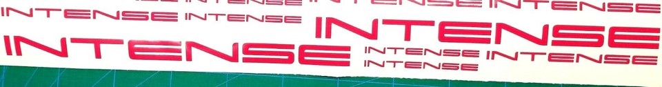 Custom Intense bikes Frame Decal Set. Pick Your Color. USA Seller! | eBay