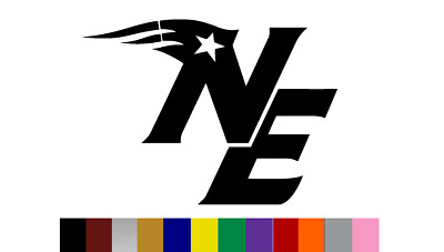 New England Patriots Logo Vinyl Decal Sticker NFL Football Car Window ...
