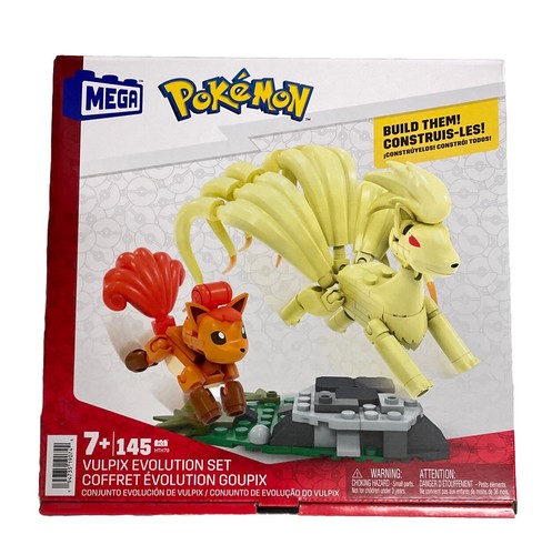 Mega Construx Pokemon Vulpix Ninetales Evolution Set - for sale online ...