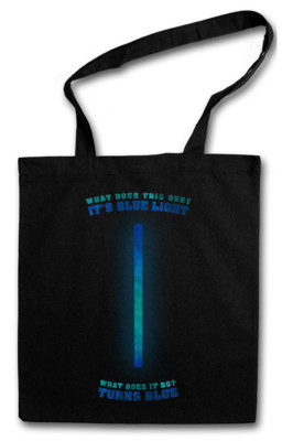 BLUE LIGHT STOFFTASCHE Rambo Quote Army Comedy Fun Blaues Licht | eBay.de