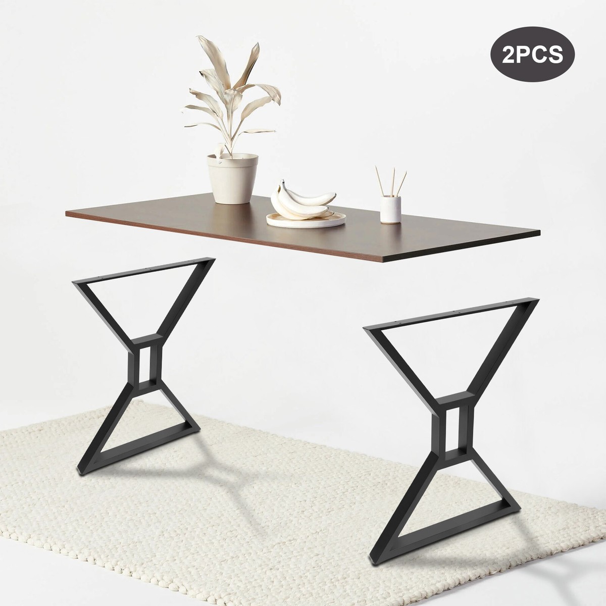 Desk Legs Industrial Furniture Metal Table Legs Industrial Set Of 2