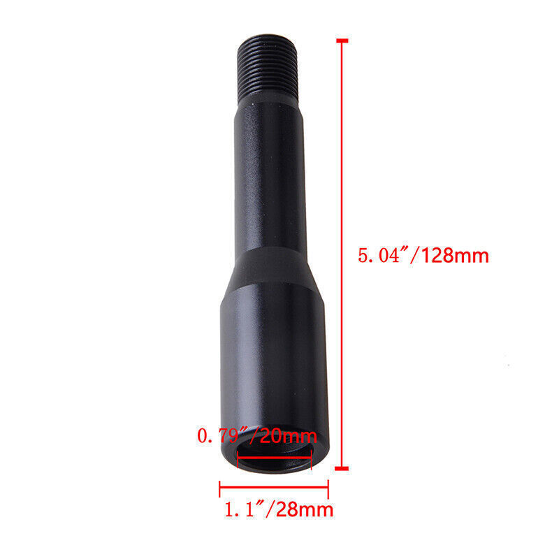 12.8/16.8cm Car Aluminum Manual Shift Knob Extension Lever Extender ...