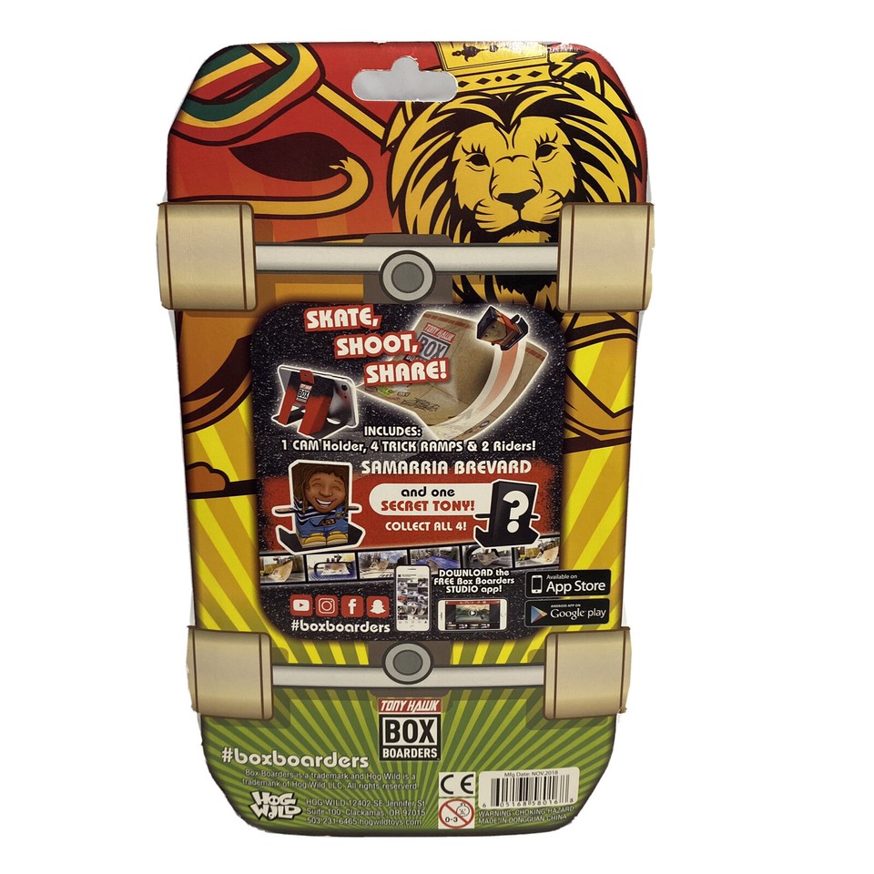 NEW Tony Hawk Box Boarders Samarria Brevard Toy Figure | eBay