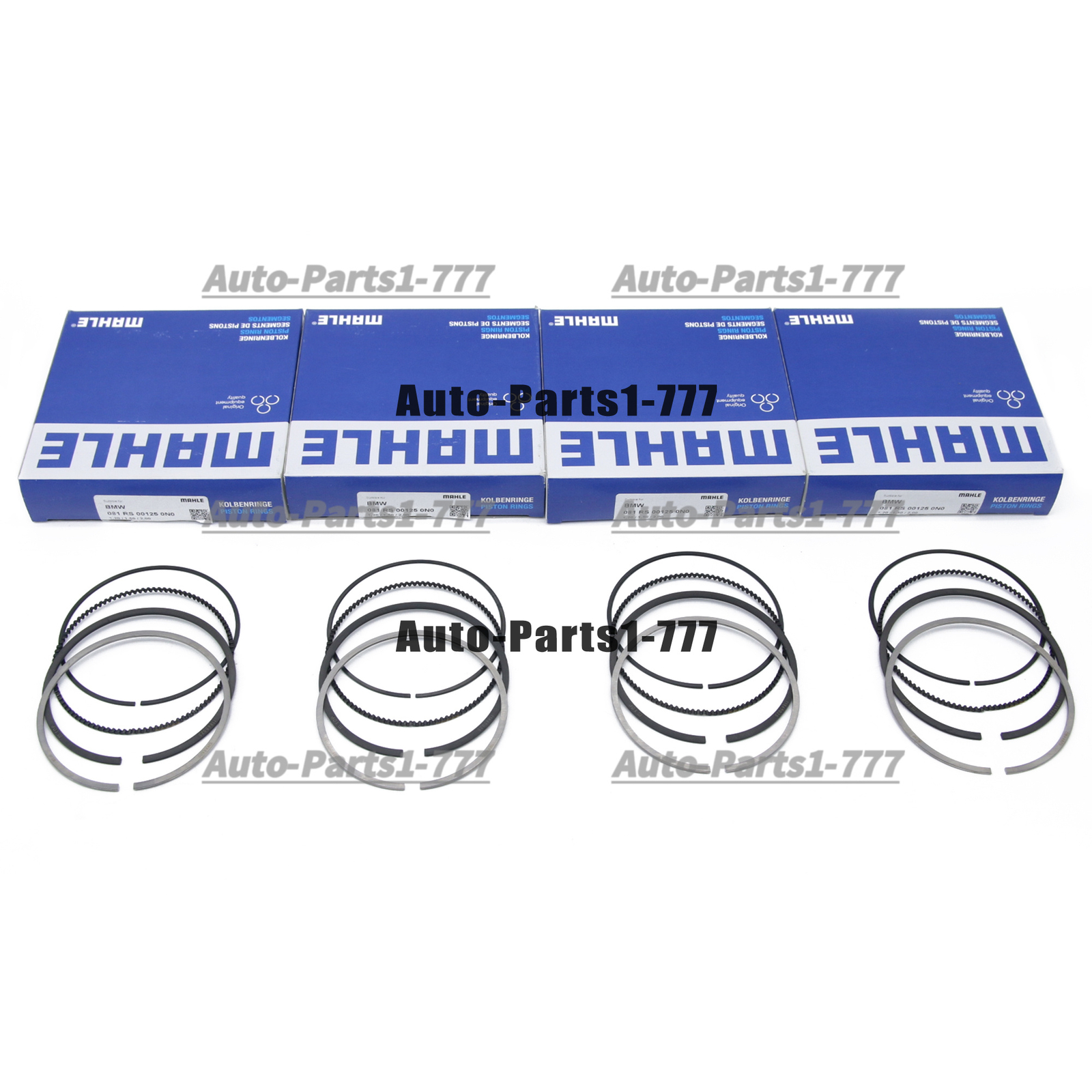 4X Mahle Engine piston rings For BMW B48 2.0T F20 F23 F33 F55 F56 G30 ...