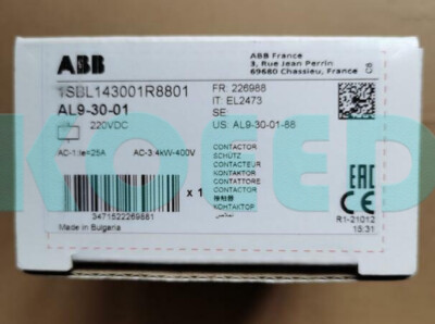 1PCS NEW ABB AL9-30-01 AL93001 220VDC | eBay