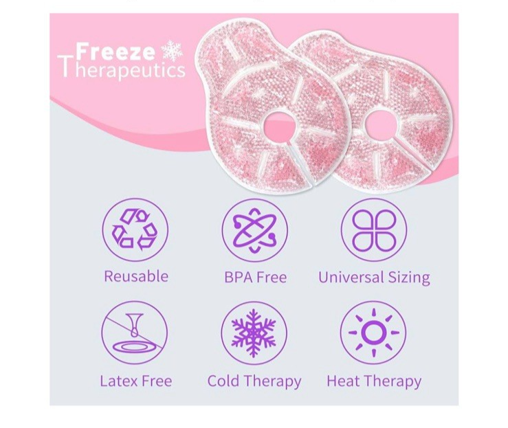 Breast Therapy Hot Or Cold Nursing Pain Breastfeeding Mastitis Swelling ...