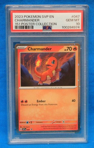 2023 POKEMON SVP EN # 047 CHARMANDER PSA 10 GEM MT # 100284974 - 151 ...