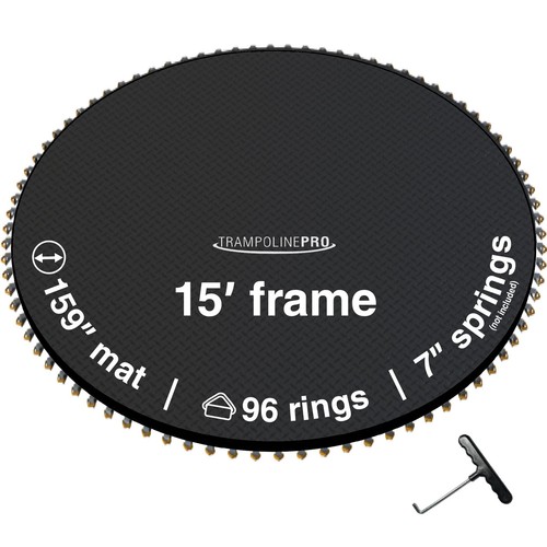 Trampoline Mat Replacement for 15ft Trampoline Frames with Spring Tool ...
