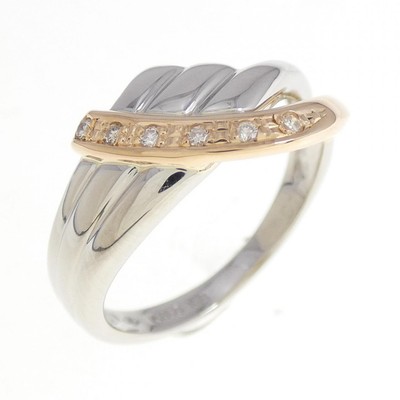 Authentic PT K18PG Diamond Ring 0.03CT #260-006-991-2849 | eBay