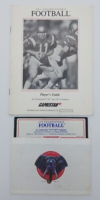 GFL Championship Football (Commodore 64/128, 1986) Gamestar C64 TESTED ...