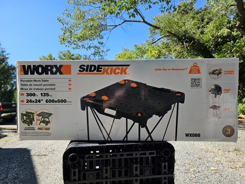Worx WX066 Sidekick Portable Work Table - Black | eBay