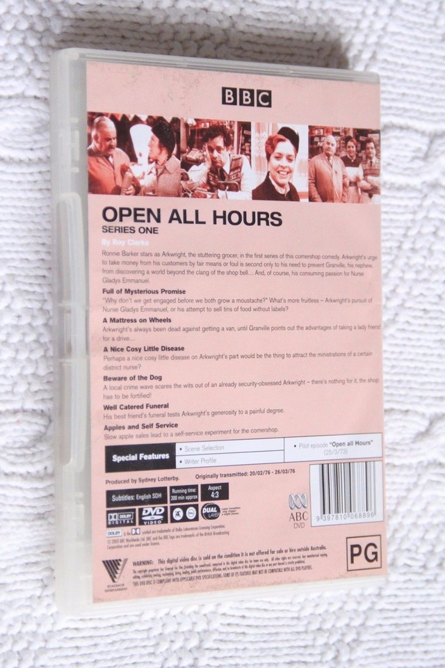 Open All Hours: Series One (DVD), R-4, Like new (Disc: New) Free post ...