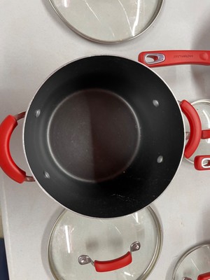 Rachel Ray cookware 9 piece set - stock pot sauce pans skillet frying ...