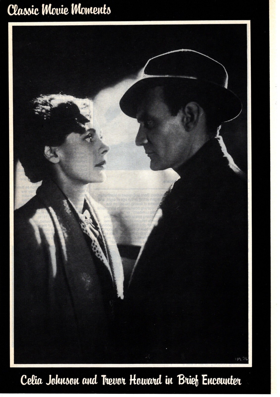 (F&F8) PICTURE 11X8" CELIA JACKSON & TREVOR HOWARD IN BRIEF ENCOUNTER ...