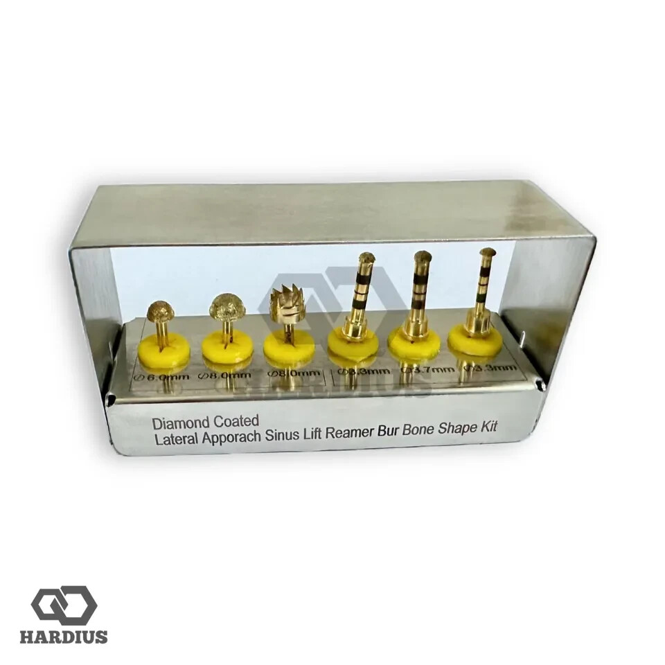 Dental Sinus Lift Membrane Diamond Coated Bur Drills Lateral Approach ...