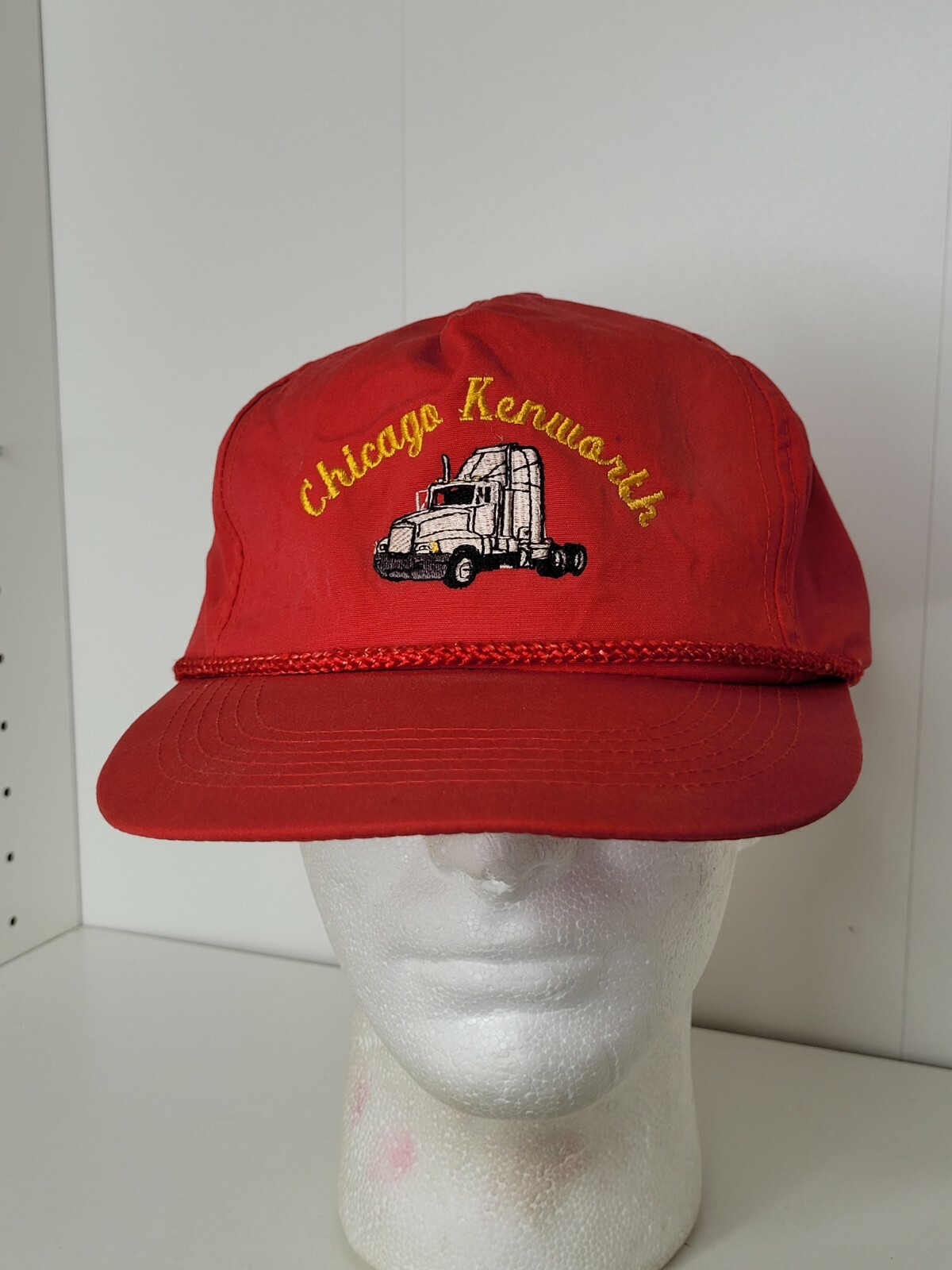 Vintage Chicago Kenworth Semi Truck Snapback Hat Base… - Gem