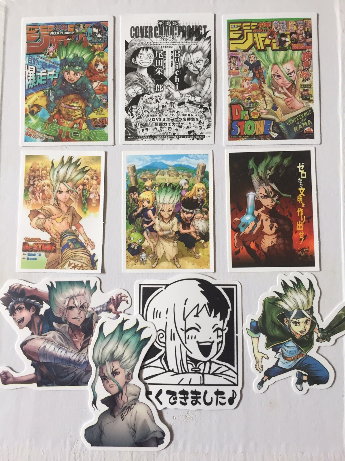 Dr Stone Stickers As Pictured. Anime Stickers. | eBay