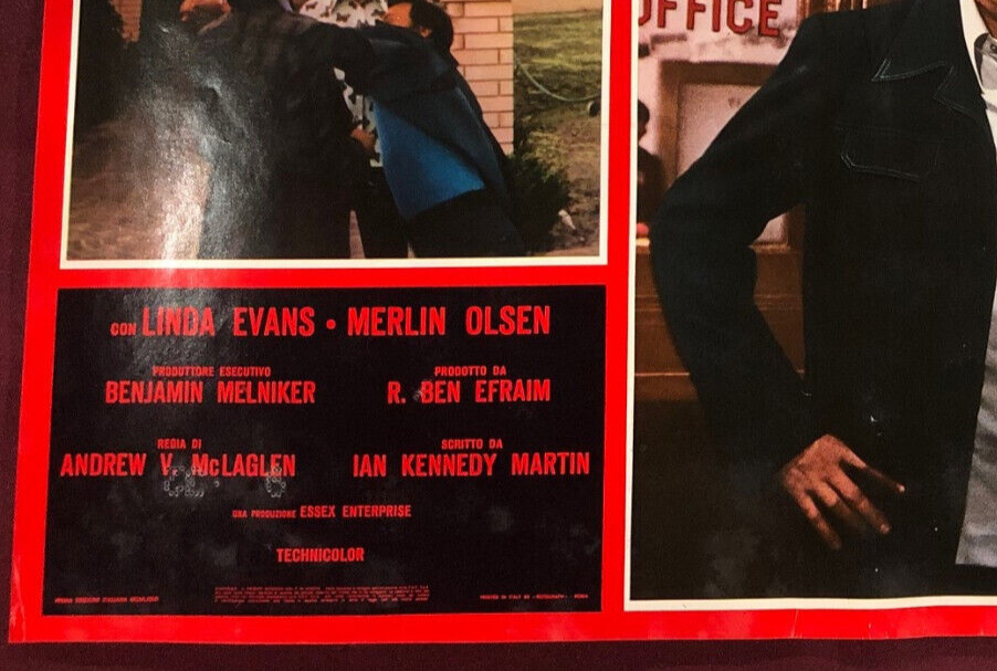 MITCHELL MOVIE POSTER ITALIAN 1975 JOE DON BAKER JOHN SAXON 2 | eBay