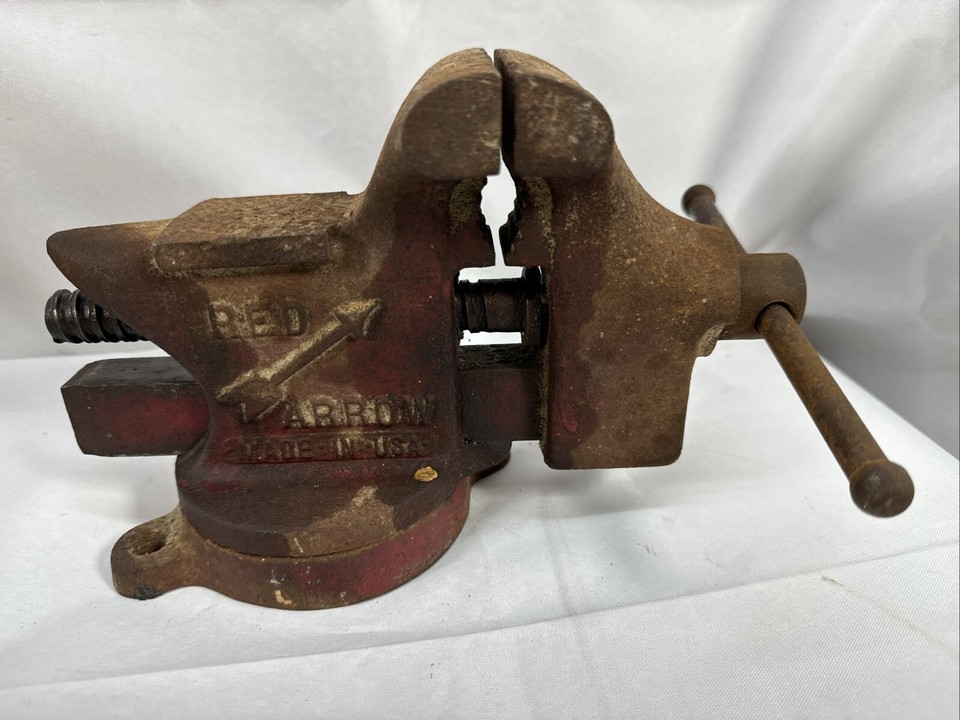 Vintage Columbian Red Arrow 63 1/2 Bench Vise | eBay