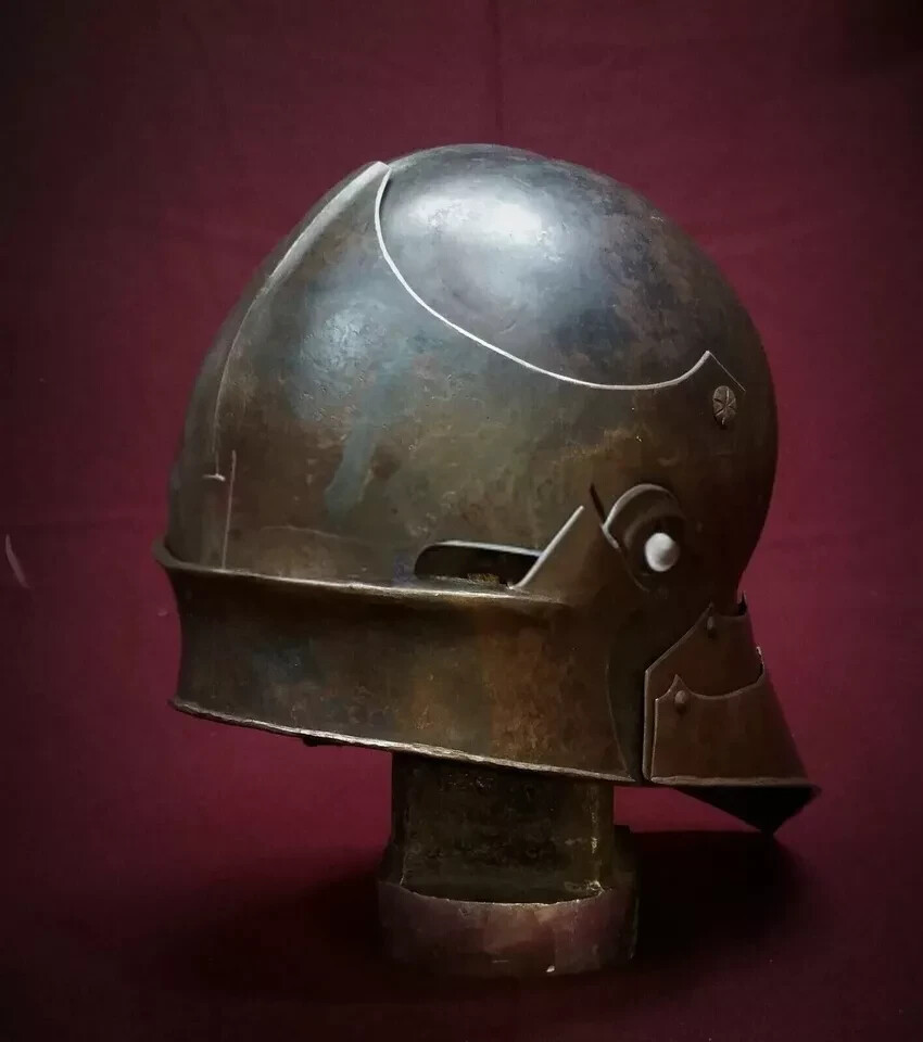 German Sallet Helmet Cosplay Armor Medieval 18 Guage Steel Gothic | eBay