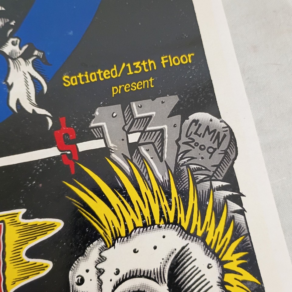 Vtg Y2K The Germs RIP Flyer Poster Advertising Rock Metal Punk Band ...
