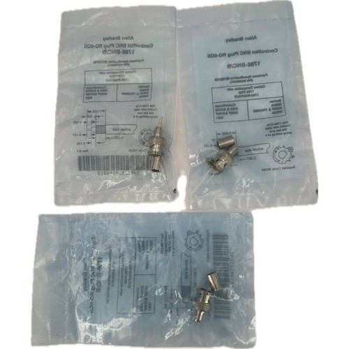 Allen-Bradley Lot Of 3 Controlnet BNC Plug RG-6QS 1786-BNC/B | eBay