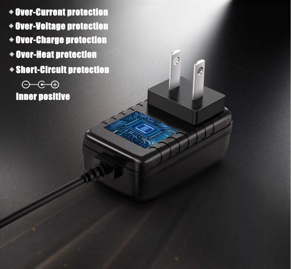 Universal AC Adapter 12V 2A Power Supply Charger 24W AC110V to DC12V ...