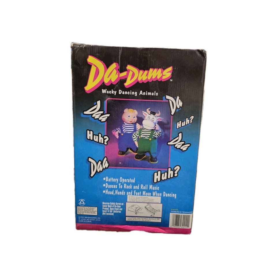 Vintage 1995 Da-Dums Huh Wacky Dancing Pig Trendmasters Retired | eBay