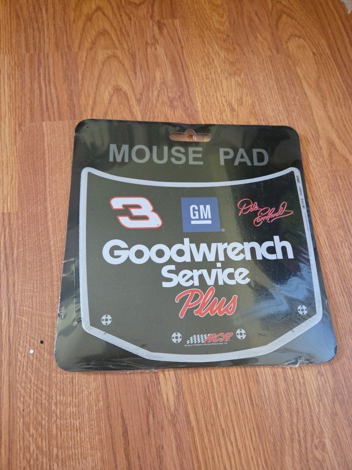 Dale Earnhardt Mouse Pad Car #3 GM Goodwrench Service Office Computer ...