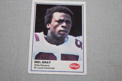 VINTAGE Kelloggs Mel Gray Card, St. Louis Football Cardinals | eBay