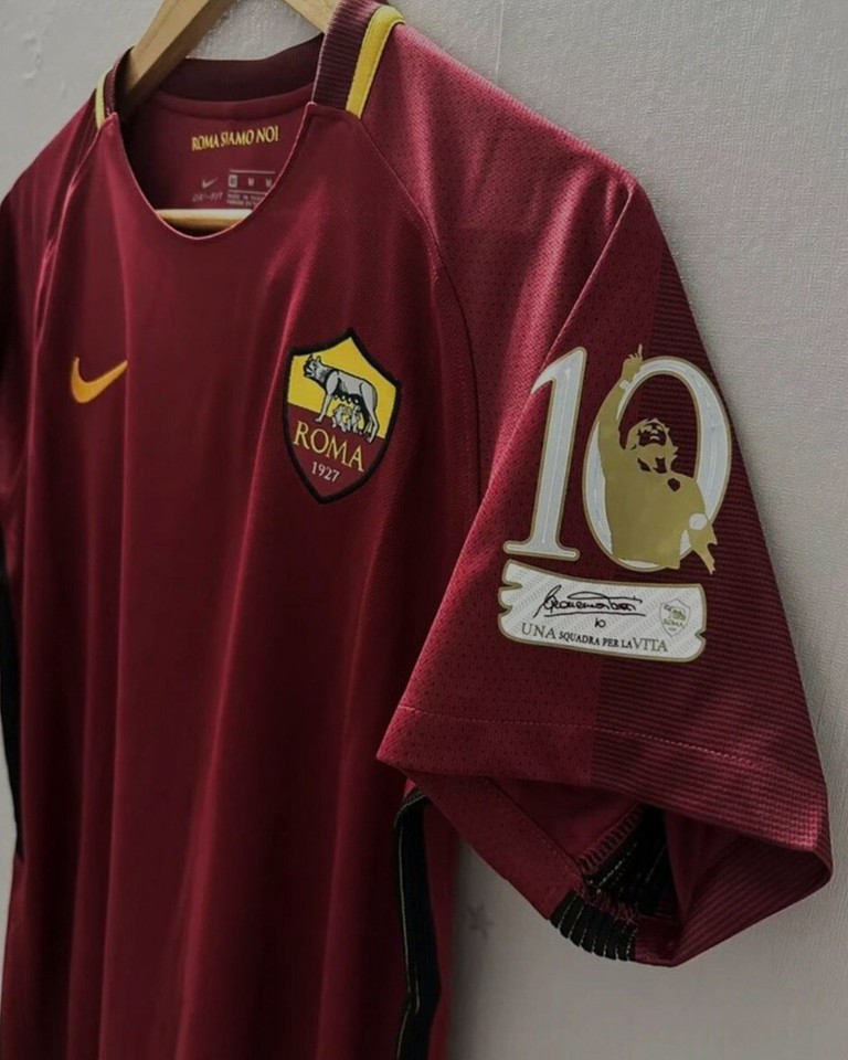 🔥 AS Roma 2016/2017 Jersey - Francesco Totti #10 - Collector & Ultra ...