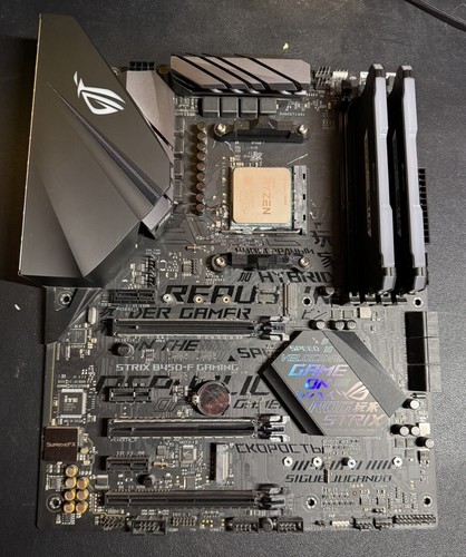 *COMBO* ASUS ROG STRIX B450-F GAMING AM4 AMD Motherboard + Ryzen 7 ...