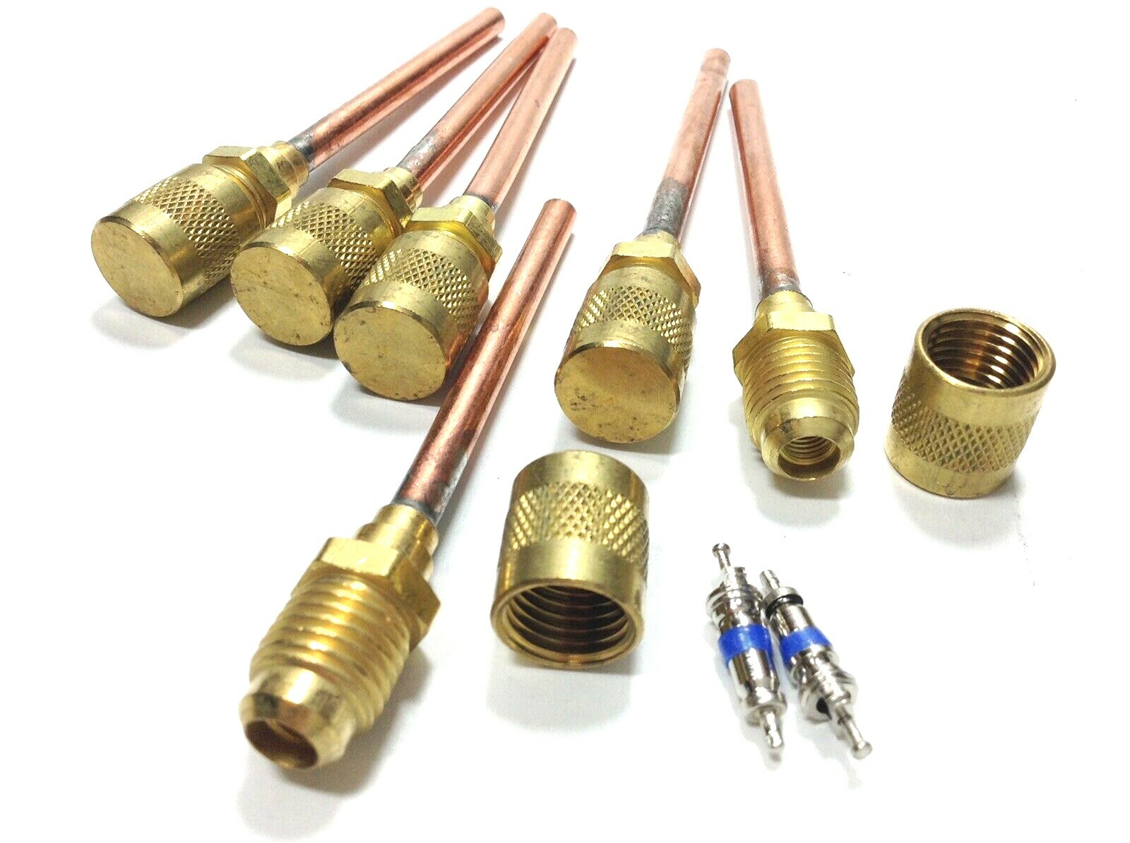 1/4" Male Flare Access Fitting With 3/16" Copper Tube Extension - PACK OF 6 | eBay