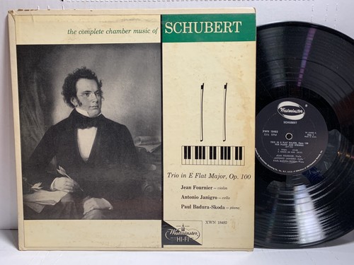 SCHUBERT Trio in E Flat Major / Fournier, Janigro, Badura-Skoda ...