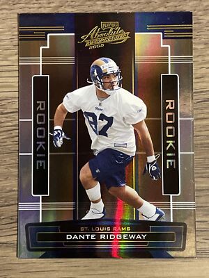 2005 Playoff Absolute Memorabilia #184 Dante Ridgeway /999 | eBay