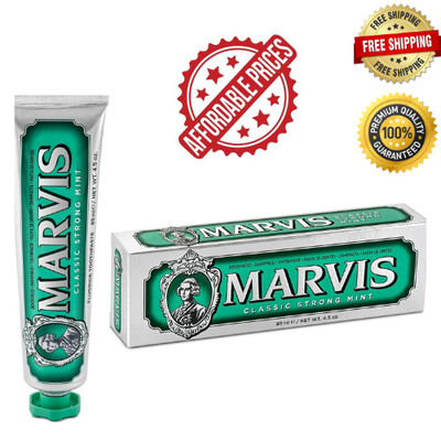 Marvis Classic Strong Mint Toothpaste – Refreshing Mint Flavor, 85ml | eBay