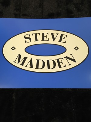 Steve Madden Collectible Double Sided Shoe Sign Advertisement 10x20” | eBay