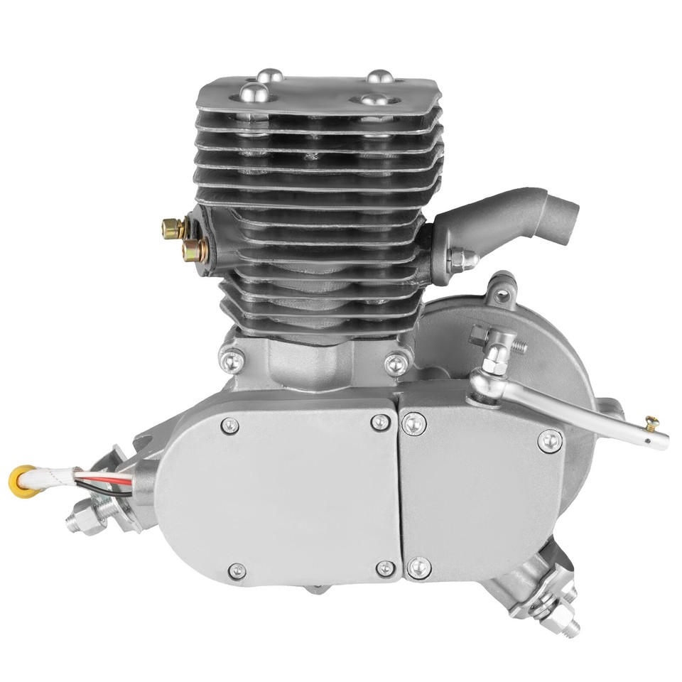 2-Stroke 100cc Bicycle Motor Kit Bike Motorized Petrol Gas Engine Set ...