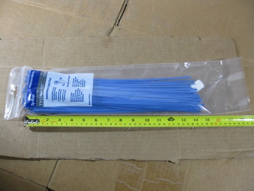 100 PCS Thomas Betts Ty-Rap TY528M-NDT 14.2” Nylon Cable Tie 50 lbs ...