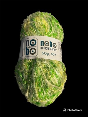 NoBo Yarn No Boundaries - 1 Skein 1.75oz / 50 gr multi colors Green ...