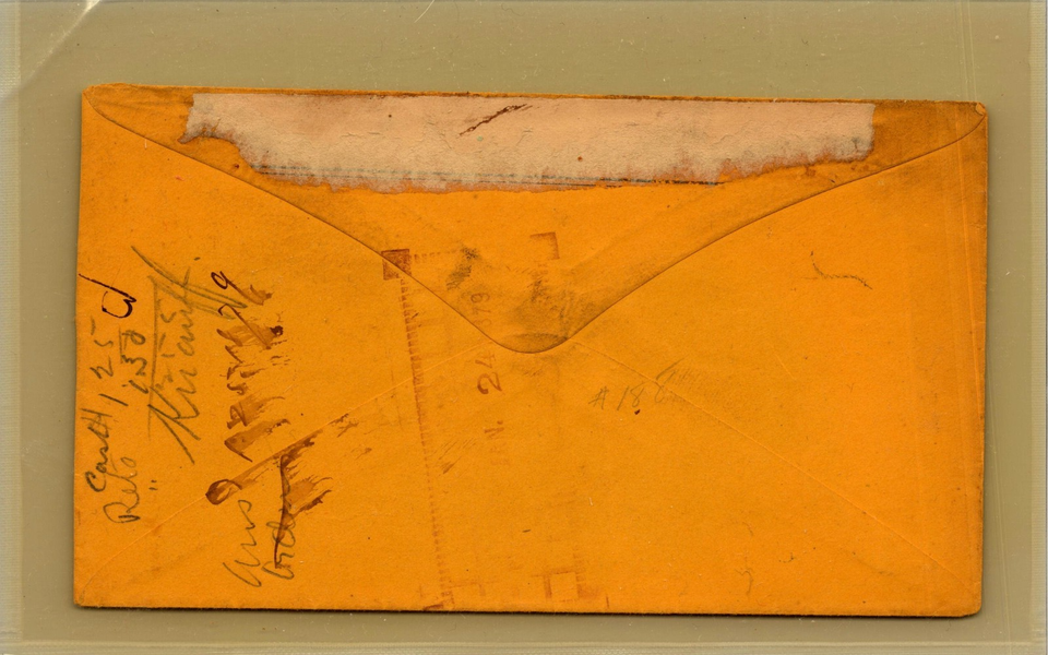 1879 Newburgh Ohio OH USA Registered Vintage Mail Cover To Philadelphia ...