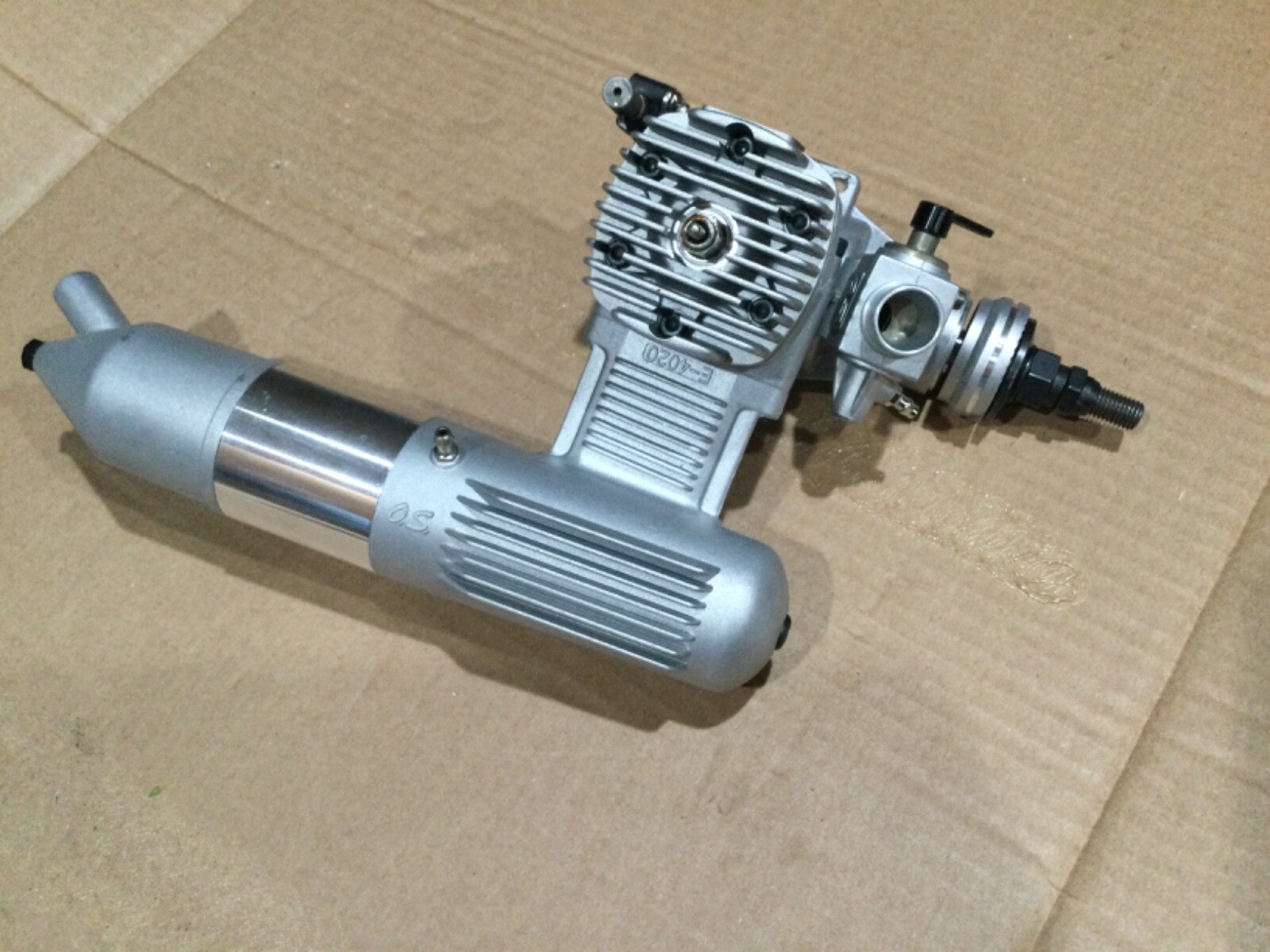 O.S. Max 91FX ring engine with E-4020 silencer | eBay