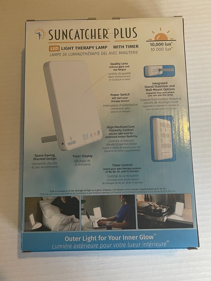 Suncatcher Plus LED Light Therapy Lamp New In Box | eBay