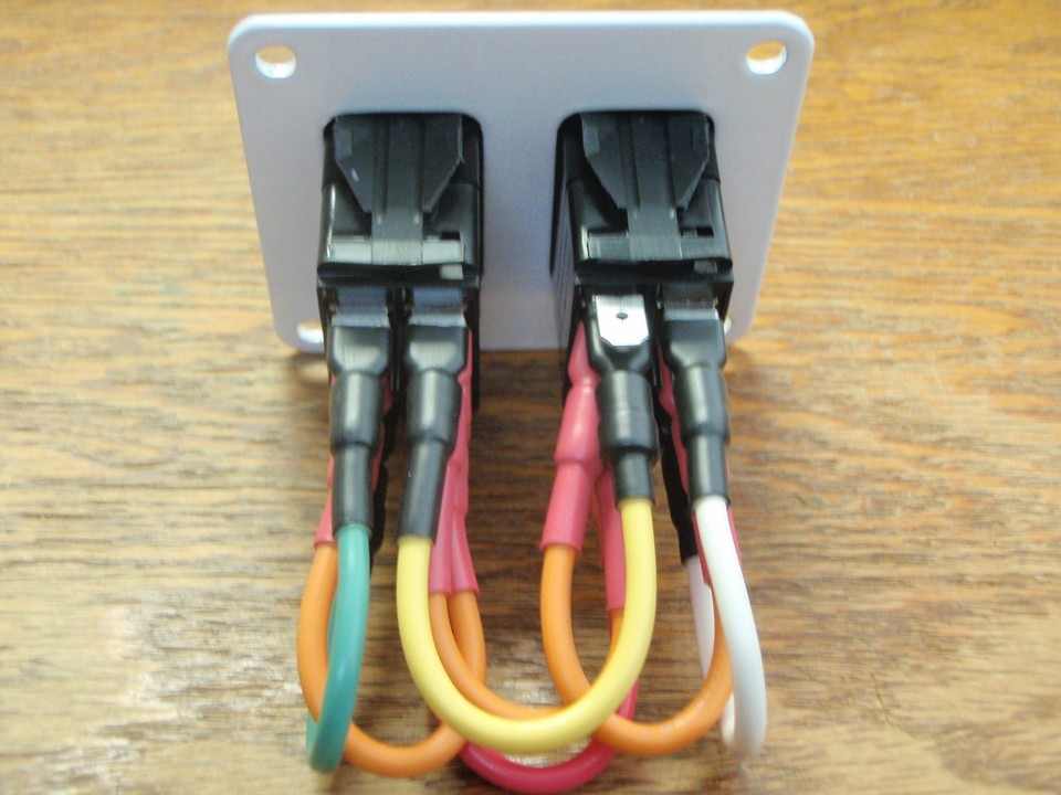 TRIMTABS ROCKER SWITCH PANEL FITS BOAT LEVELER INSTA TRIM PSC21WH WHITE ...