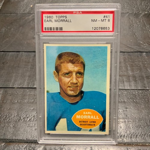 1960 Topps Earl Morrall #41 *Lions* PSA 8 NM-MT | eBay